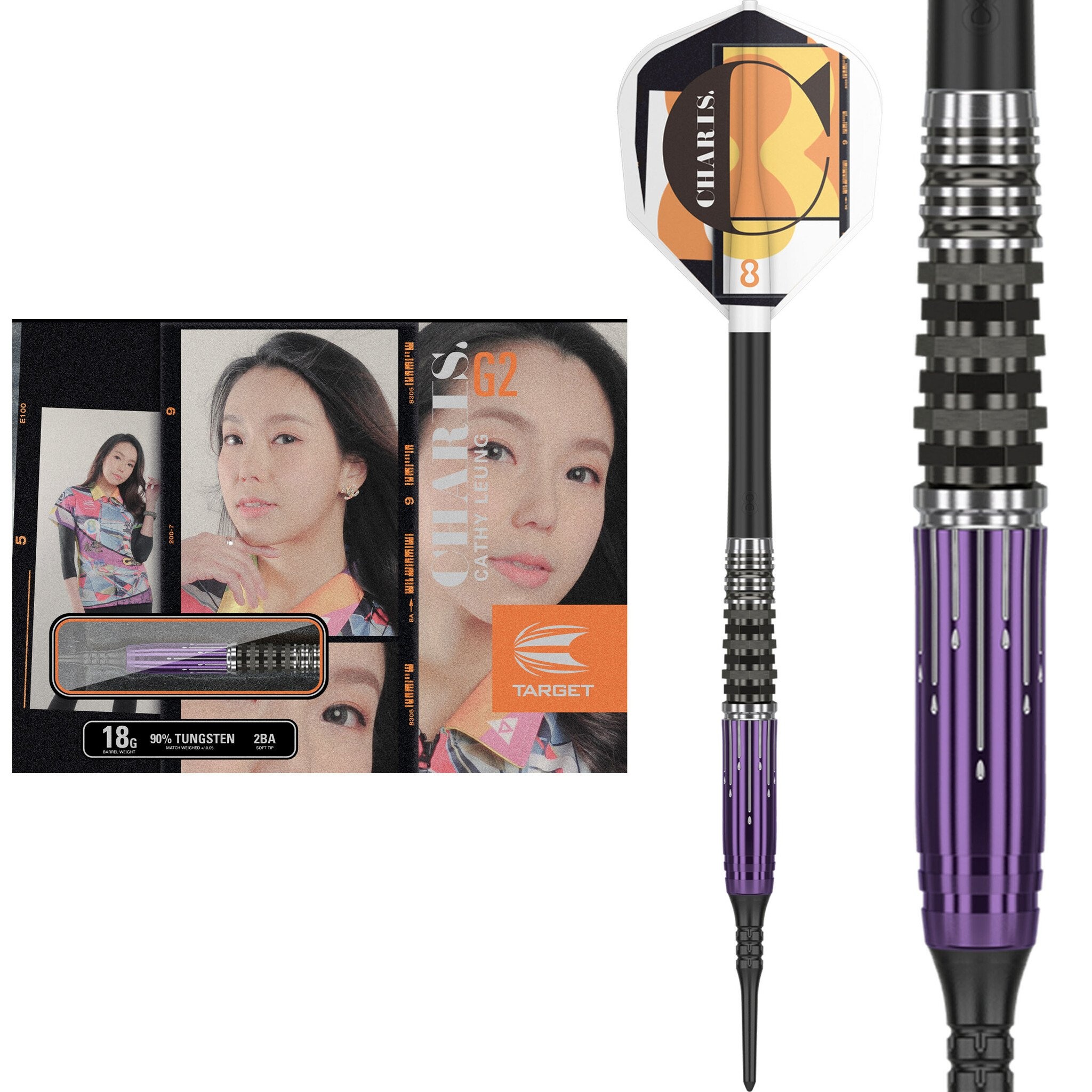 Target Japan Cathy Leung Charis G2 90% Soft Tip - Dartshopper.dk