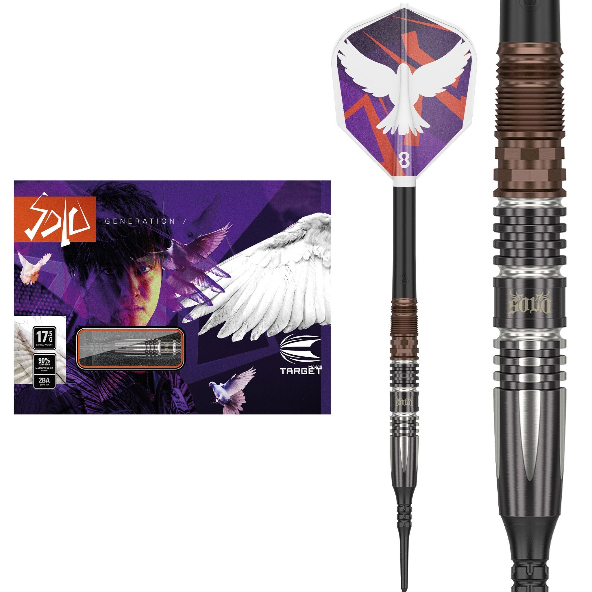 Target Japan Keita Ono Solo G7 90% Soft Tip - Dartshopper.dk