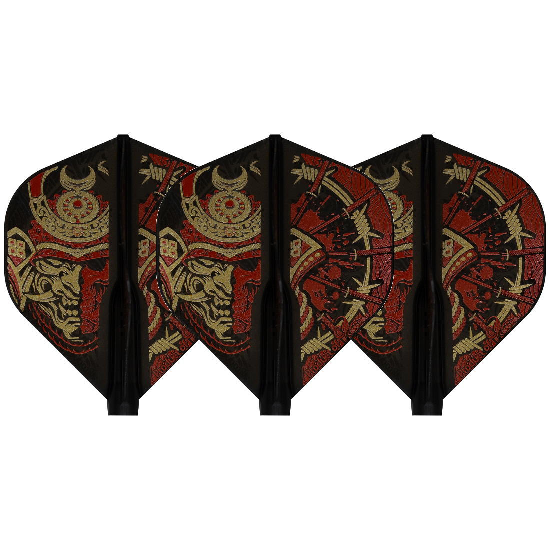 Cosmo Darts Fit Flight Air Printed Series Samurai Skull A Standard ...