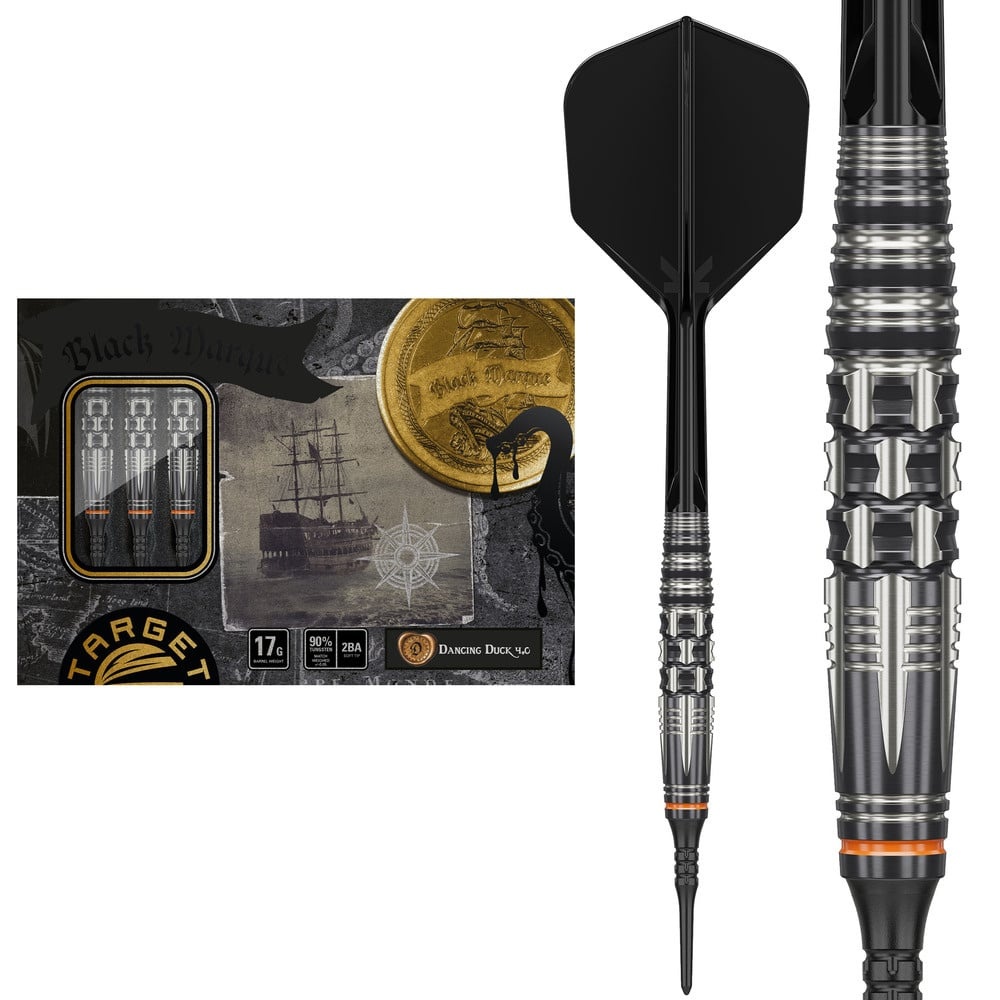 Target Japan Black Marque Dancing Duck G4 90% Soft Tip - Dartshopper.dk