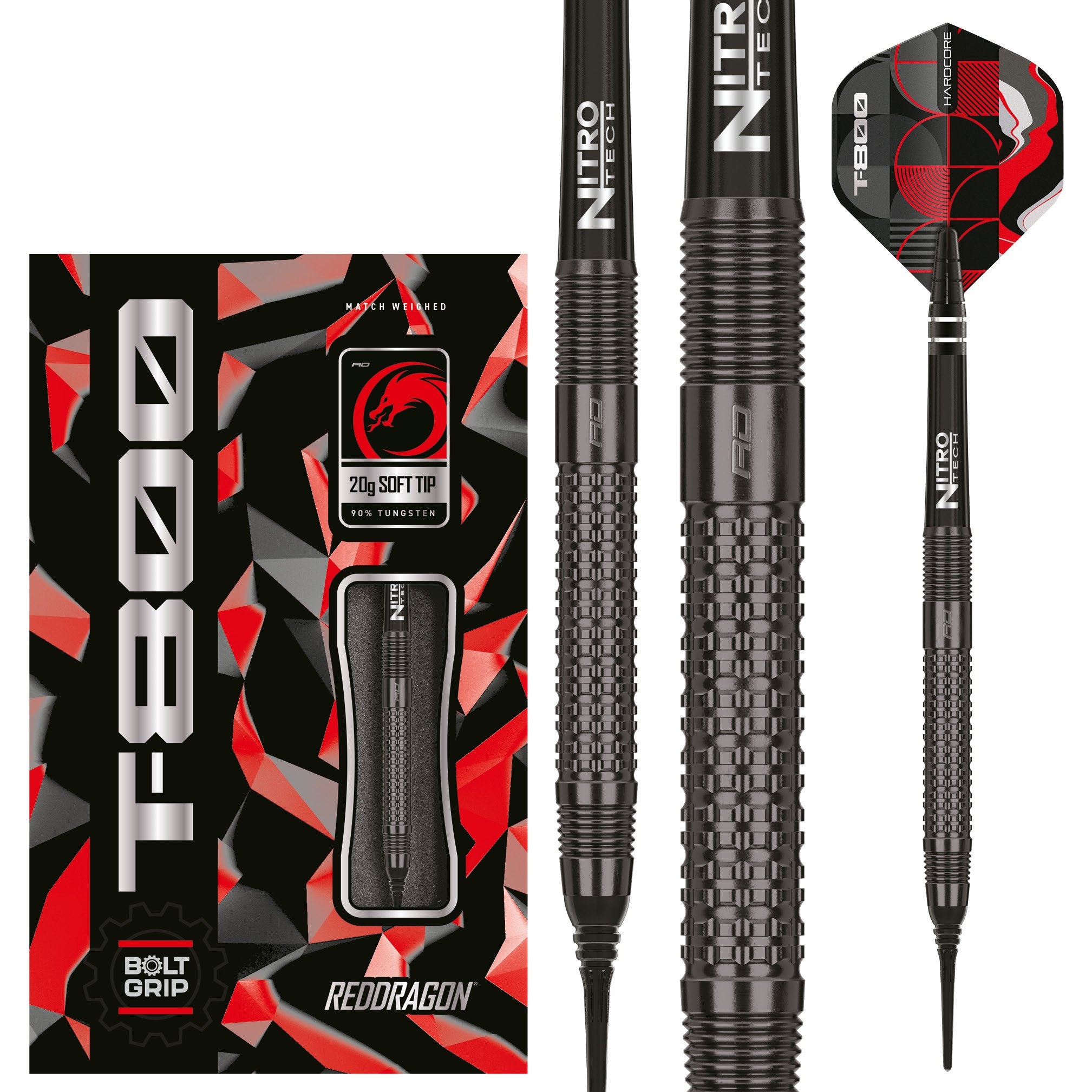 Red Dragon T-800 90% Soft Tip - Dartshopper.dk