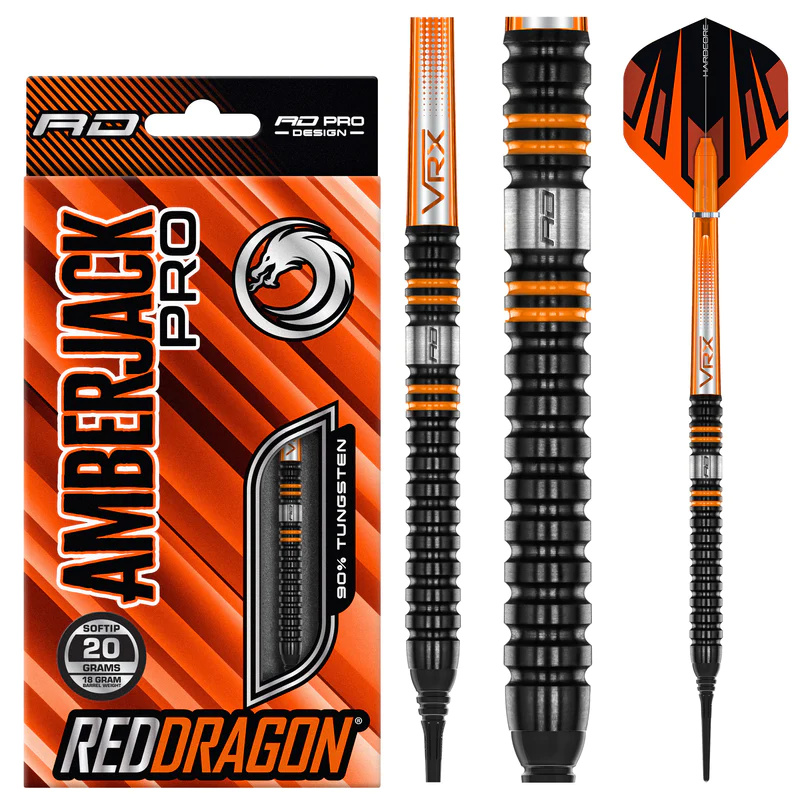 Red Dragon Amberjack Pro 1 90% Soft Tip - Dartshopper.dk