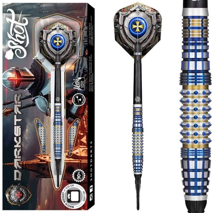 Shot Future Knights Darkstar 90% Soft Tip - Dartshopper.dk