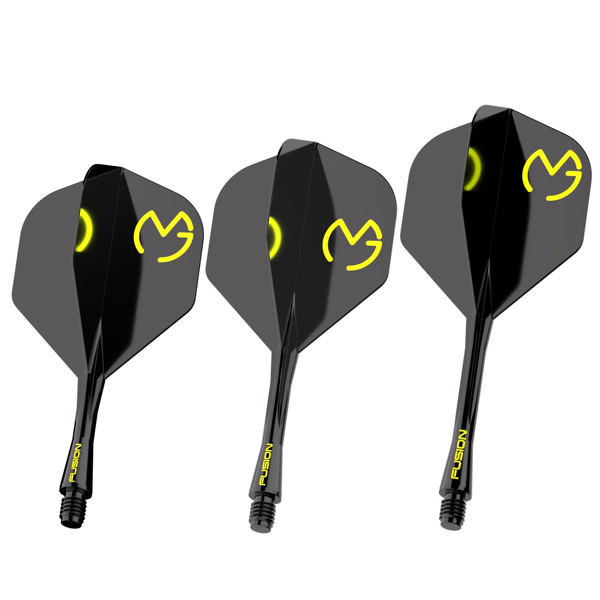 Winmau Fusion Michael van Gerwen Green Black NO2 - Dart Flights ...