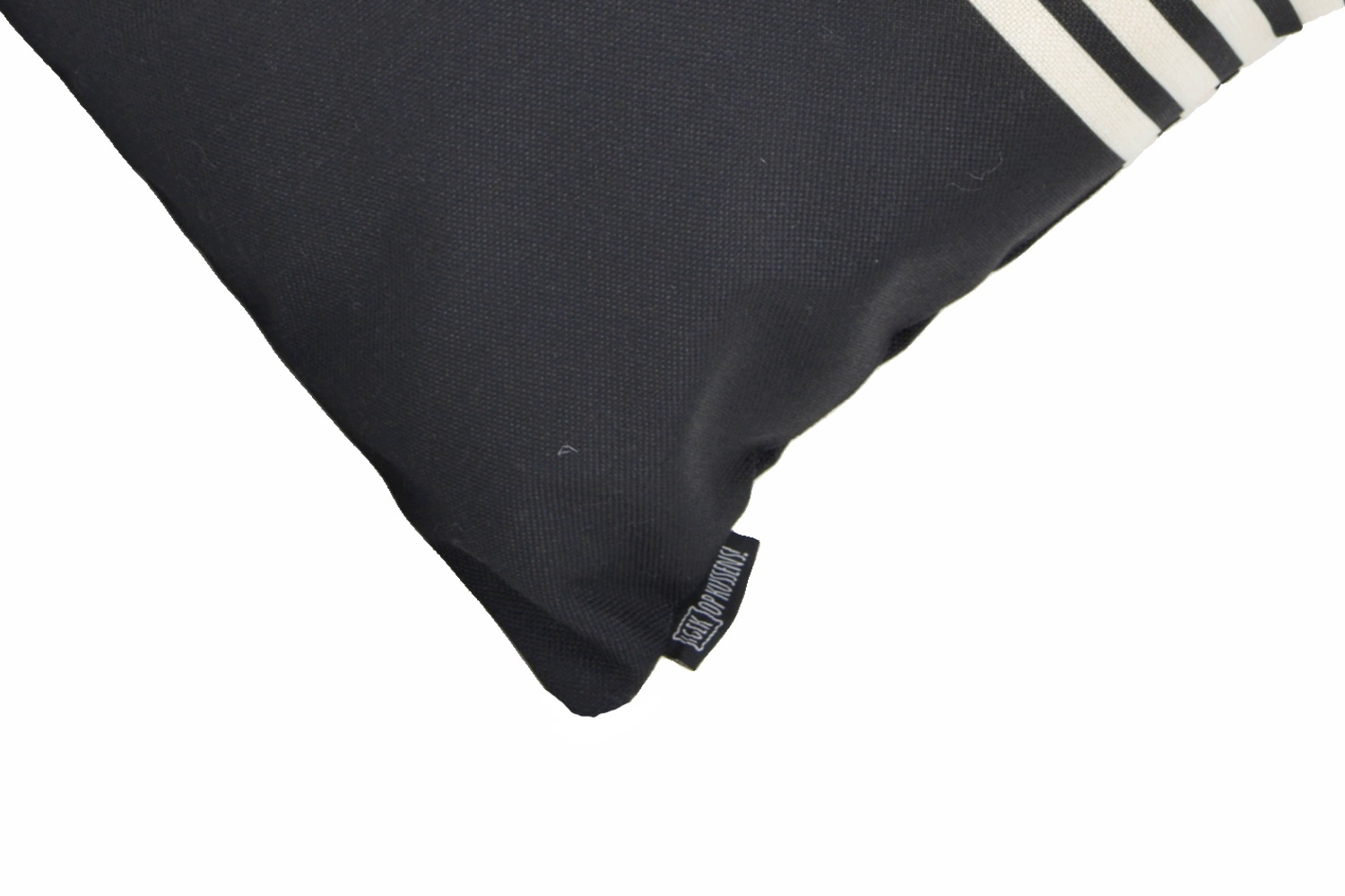 Half Stripes | 45 x 45 cm | Kussenhoes | Katoen/Linnen - Gek op kussens!