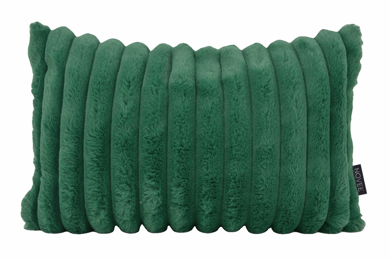 Rosie Rib Groen | 30 x 50 cm | Kussenhoes | Polyester - Gek op kussens!