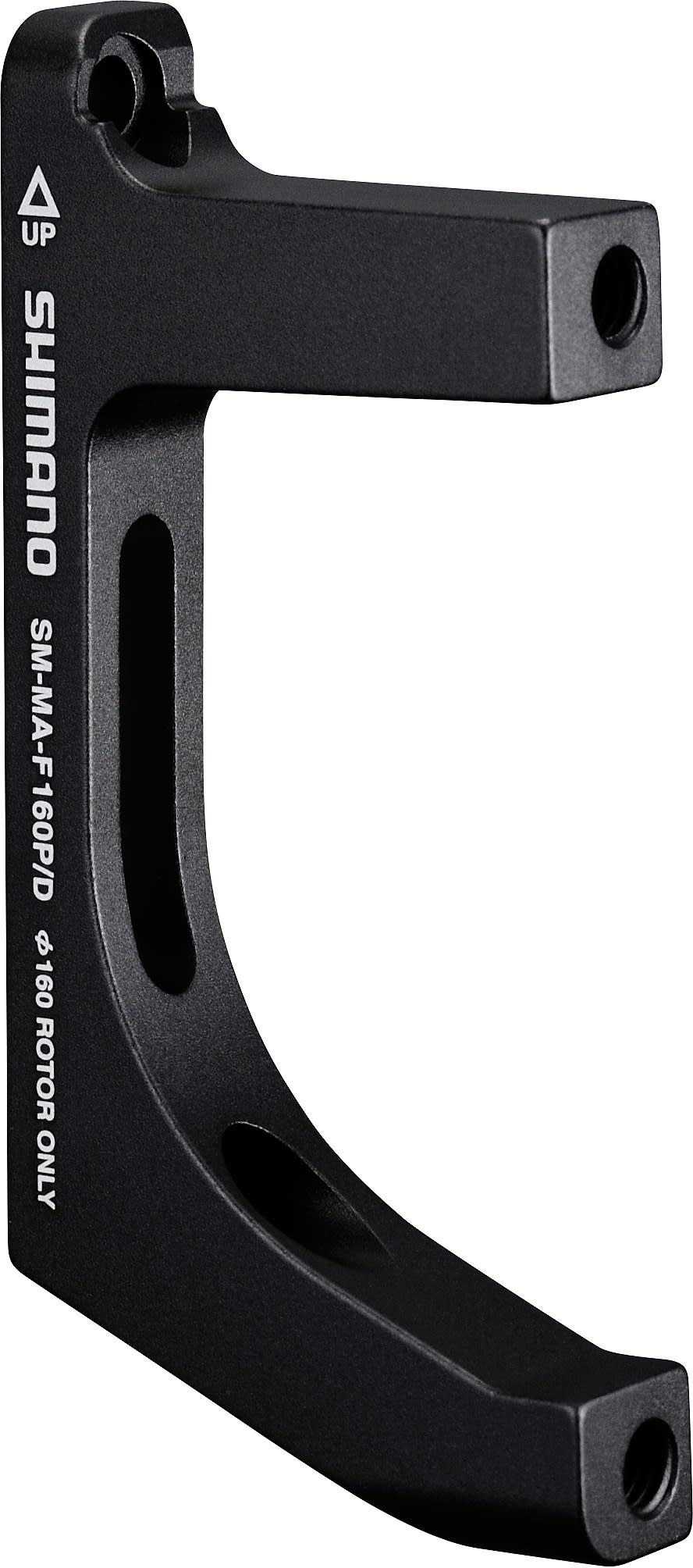 Adapter for post type calliper, for 160 mm Flat type fork mount Black ...