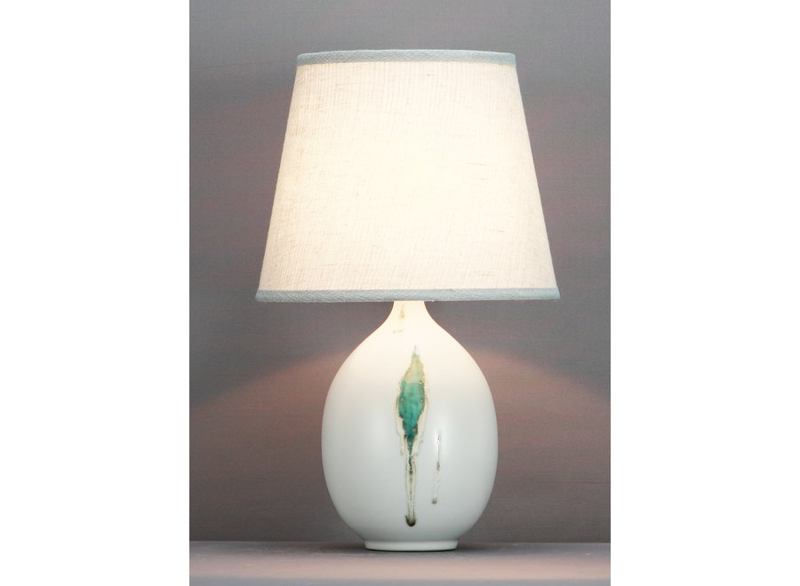 Chinese Table Lamp Contemporary Leaves D28xH46cm - Fine Asianliving