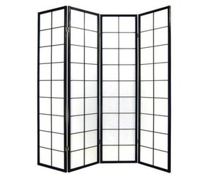 Japanese Room Divider 4 Panels W180xH180cm Privacy Screen Shoji Rice ...
