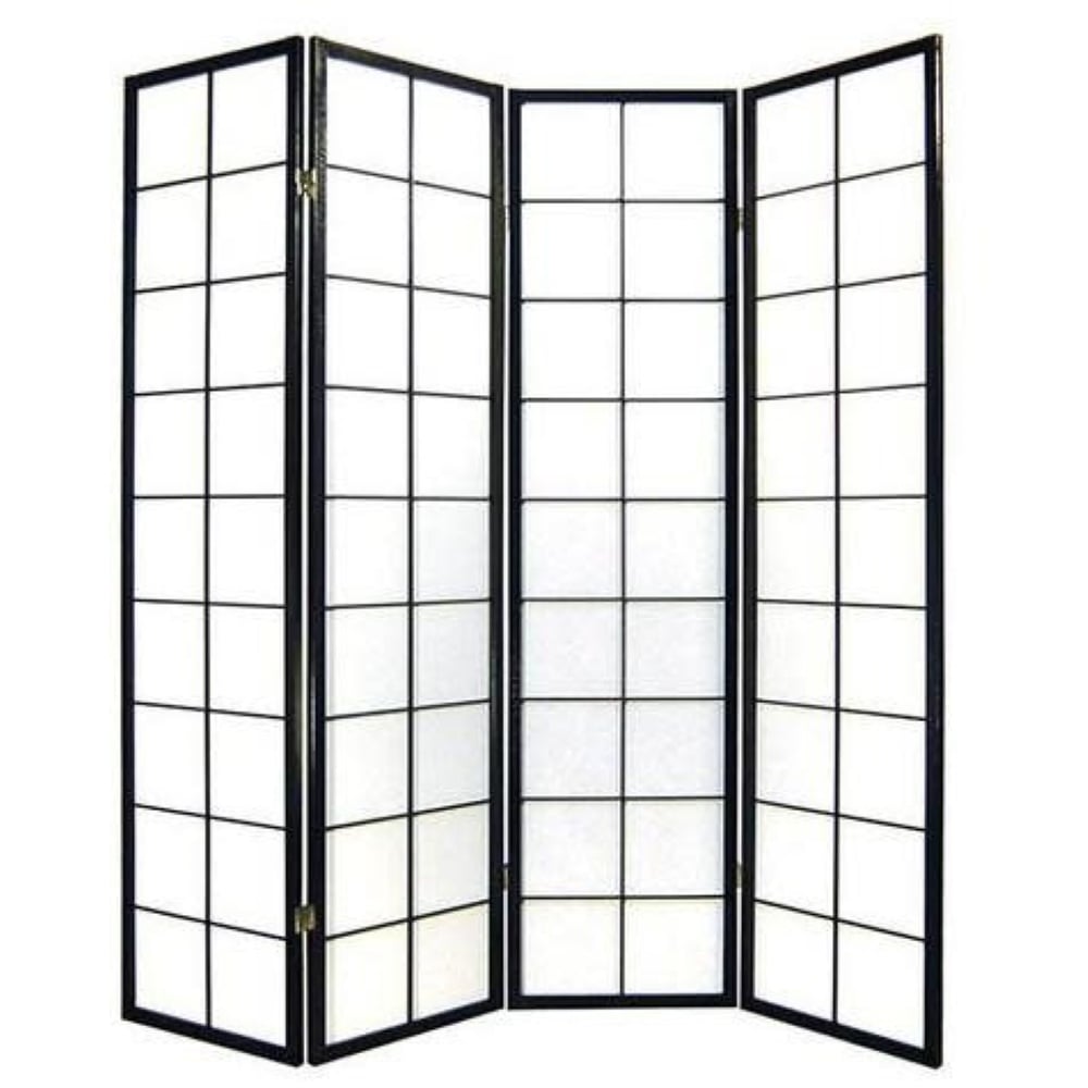 Japanese Room Divider 4 Panels W180xH180cm Privacy Screen Shoji Rice ...