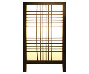 Japanese Lamp Shoji Black Ishikari W15xD15xH25cm - Fine Asianliving