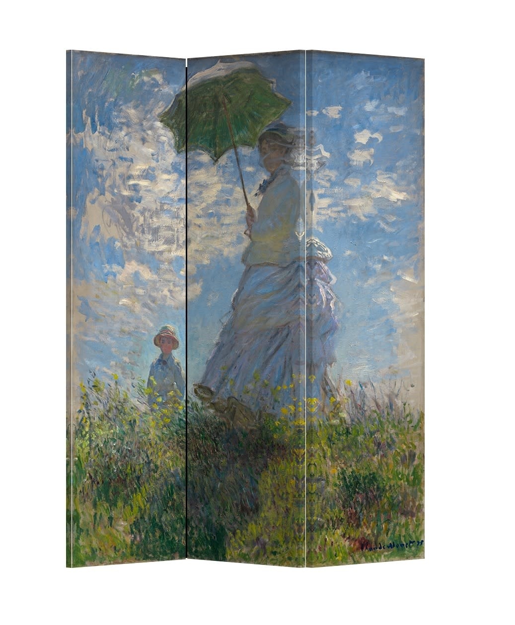 Fine Asianliving Room Divider L120xH180cm The Woman White the Parasol ...