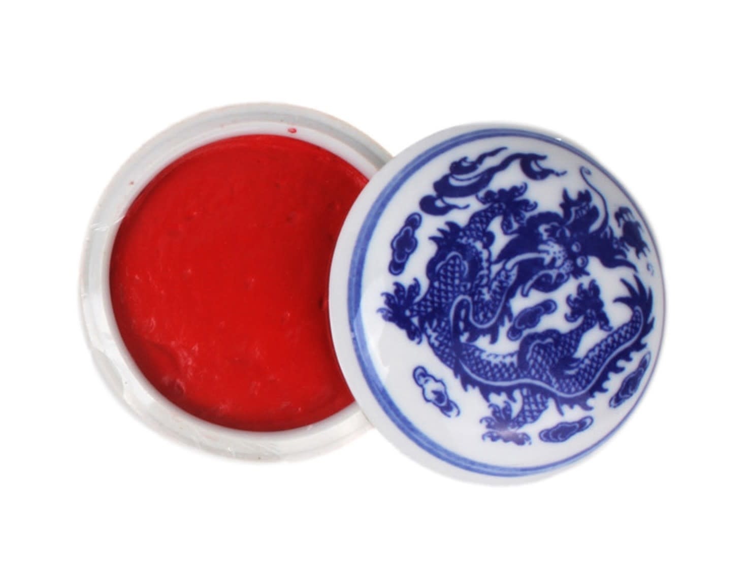 Chinese Seal Paste Chinese Calligraphy Stamp Bright Red - Fine Asianliving