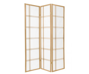 Japanese Room Divider 3 Panels W135xH180cm Privacy Screen Shoji Rice ...