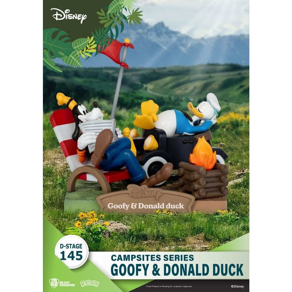 Figurine: Goofy & Donald Duck - Camping Serie - Magical Gifts