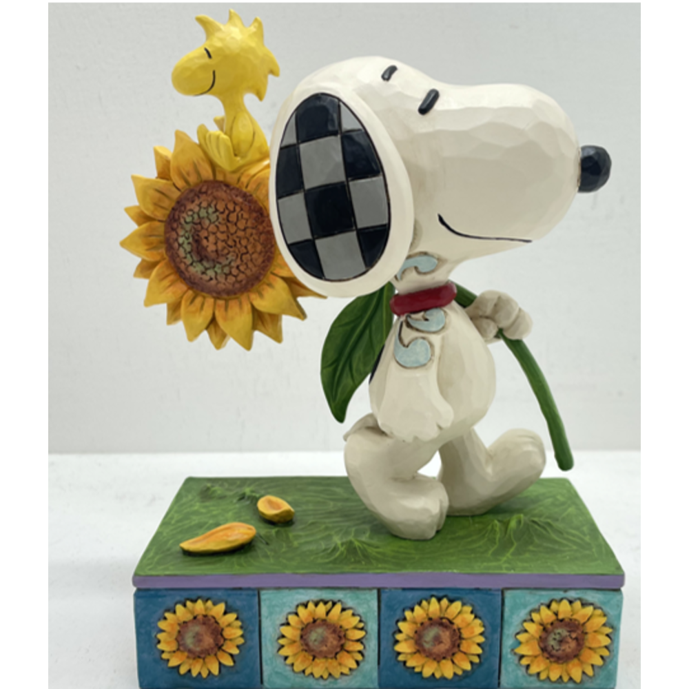 Figurine: Sunsational Friendship (Snoopy Sunflower) - Magical Gifts