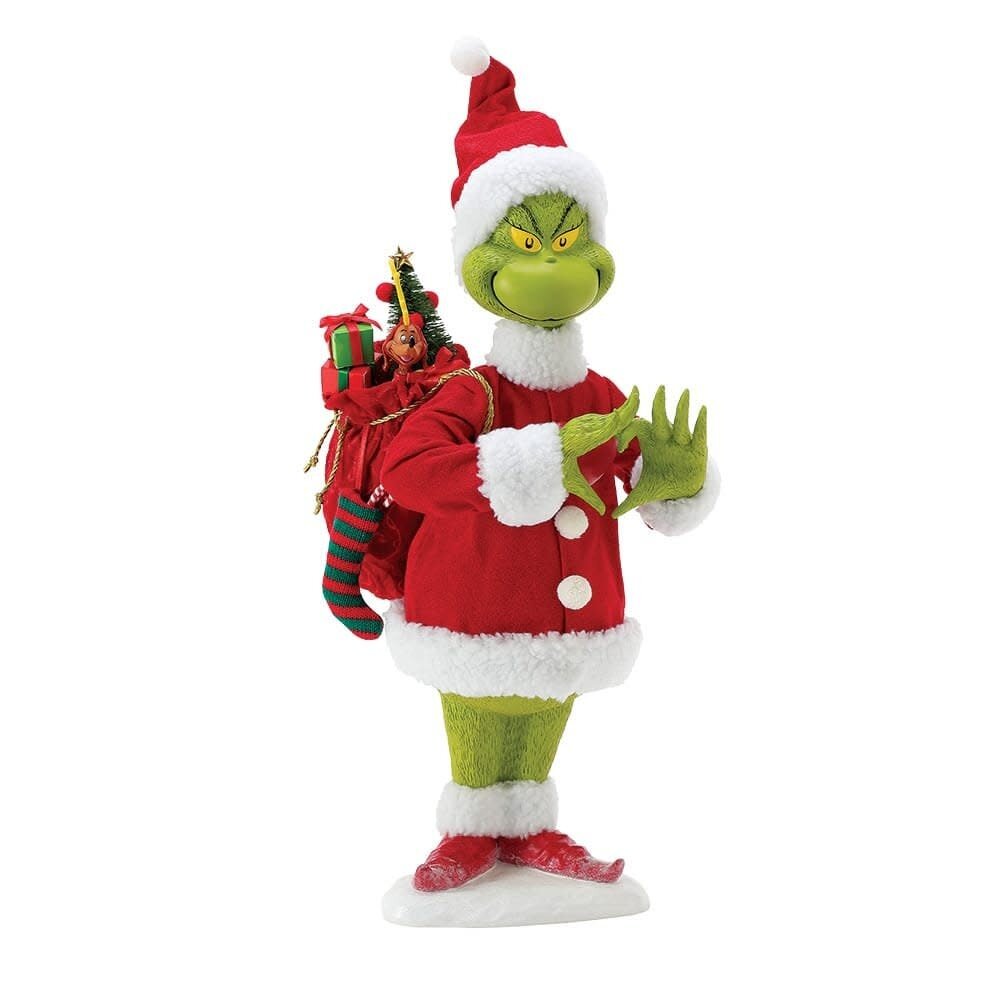 Figurine: Grinch - His Heart Grew (Talking Grinch Figurine) - Magical Gifts