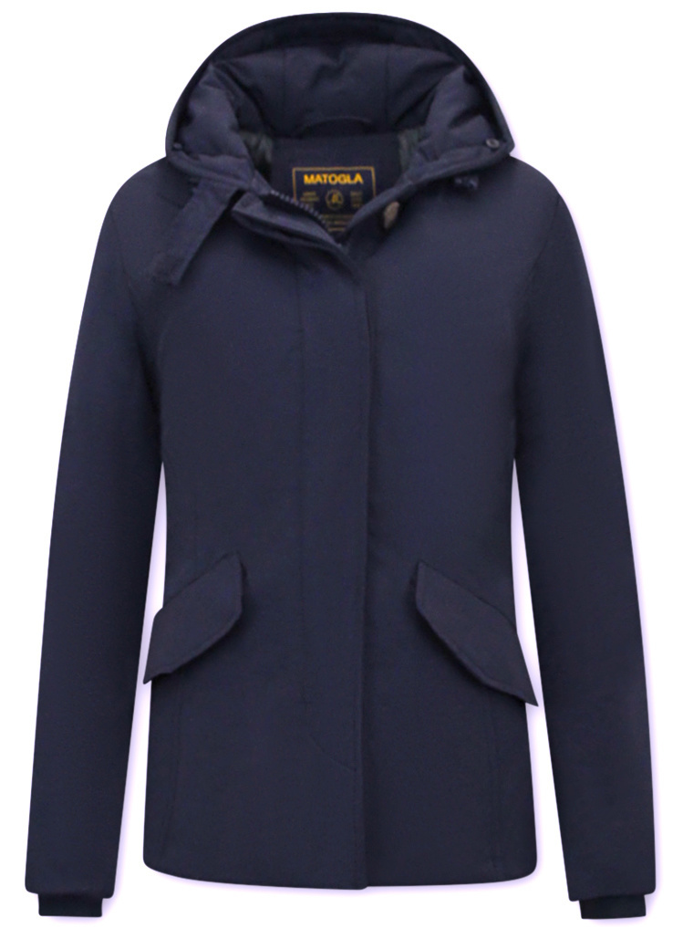 Kort Gewatteerde Jas Dames Getailleerd | NIEUW | - Onlinewinterjas.nl