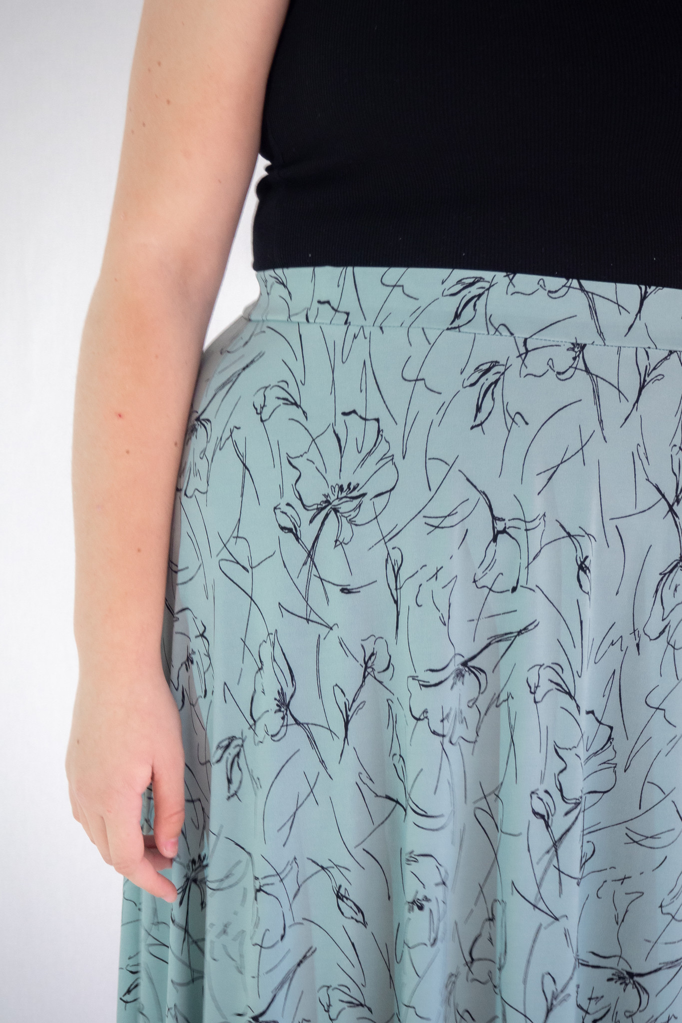 Damen Jerseyrock A-Linie, mint - Olgas Modewelt-by Strauch