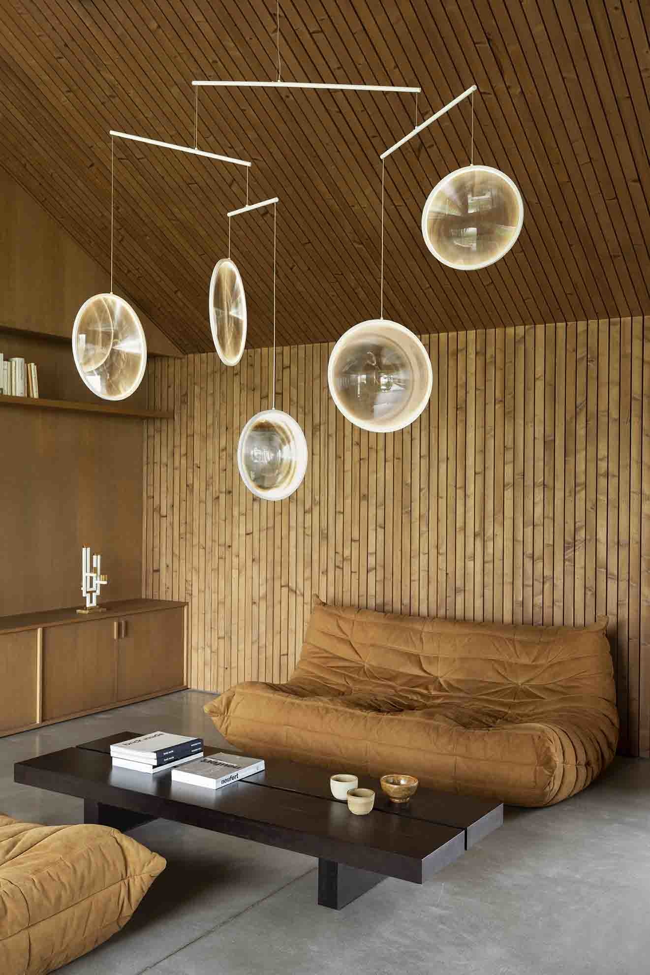 5-lichts hanglamp Focus x5 met geïntegreerde LED van DCW Éditions - Designlamp.nl