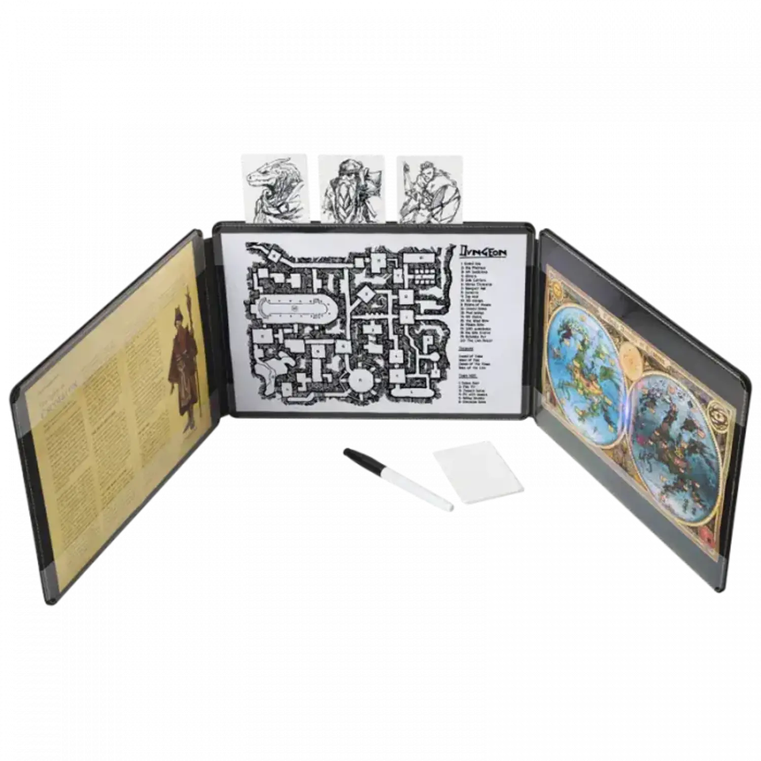 Dragon Shield: Game Master Screen - Iron Grey - Zwergenschmiede GmbH