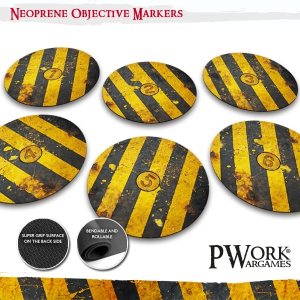 Neoprene Objective Markers - Warhammer 40000 - Danger Zone - Zwergenschmiede GmbH