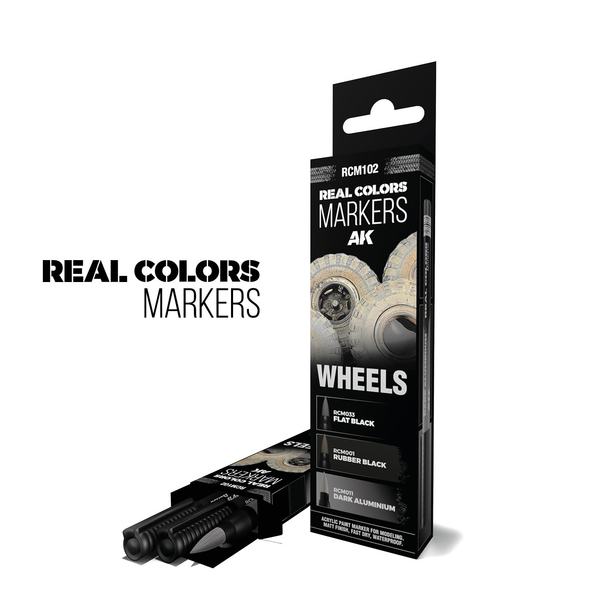 AK Interactive: Real Colors Markers Set - Wheels - Zwergenschmiede GmbH