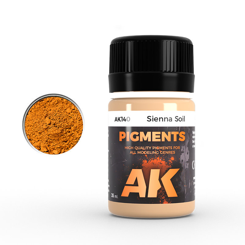 AK Interactive: Pigments - Sienna Soil - Zwergenschmiede GmbH
