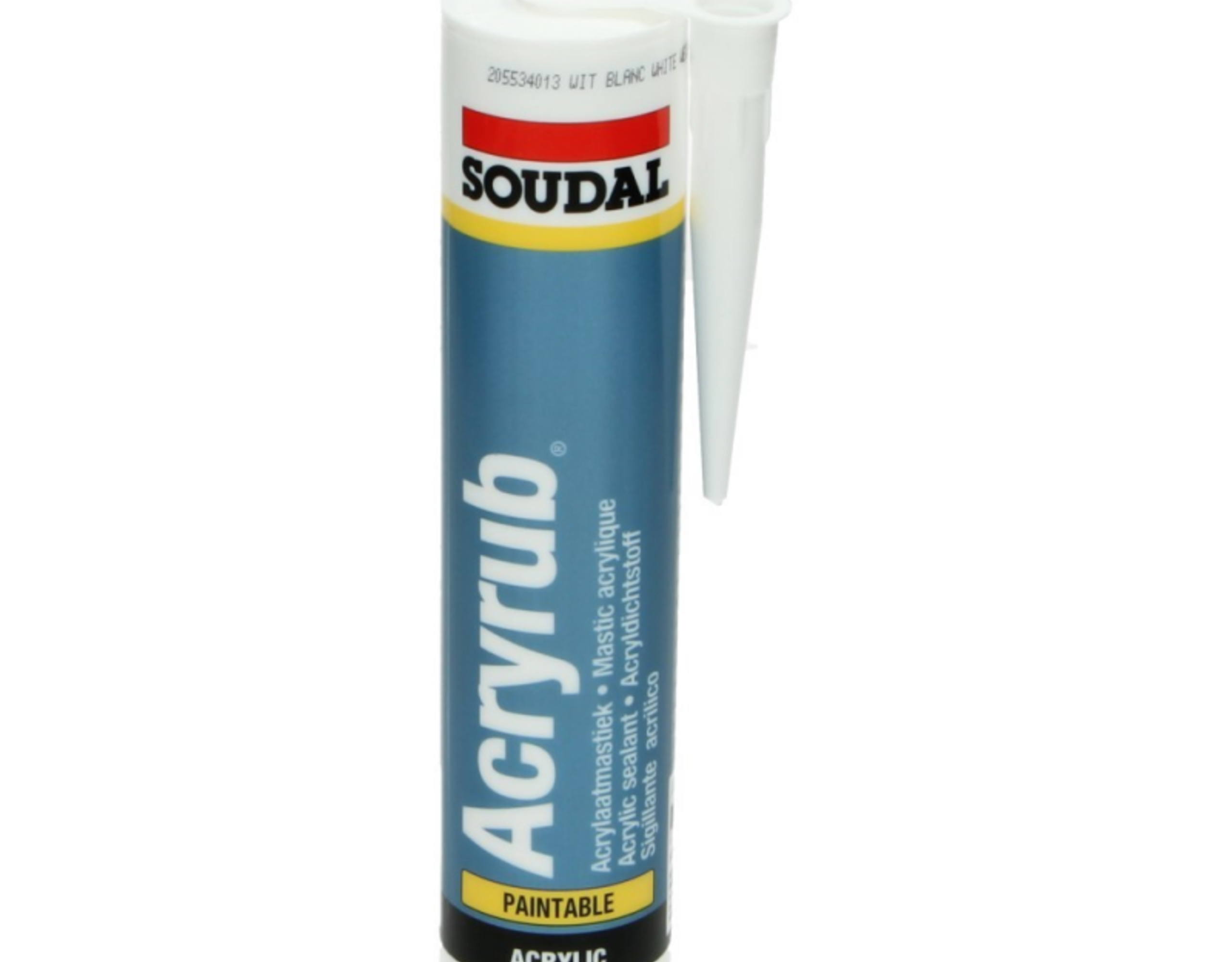 Soudal Acrylaatkit Wit 310 ml. - Vloerbezorgd.nl