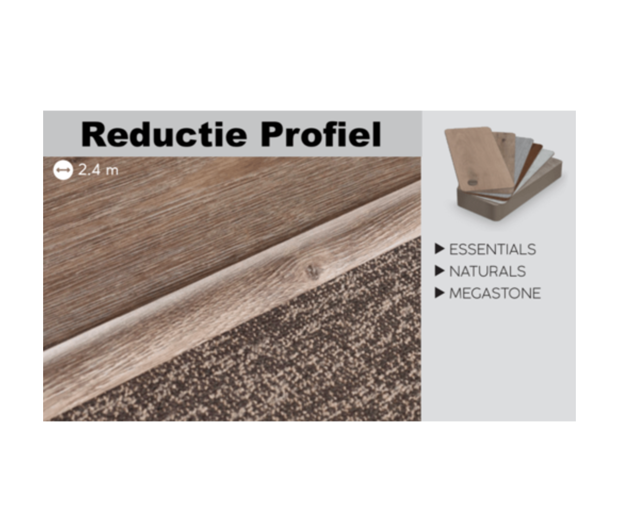 Coretec Overgangsprofiel / Reducer Profile - Vloerbezorgd.nl