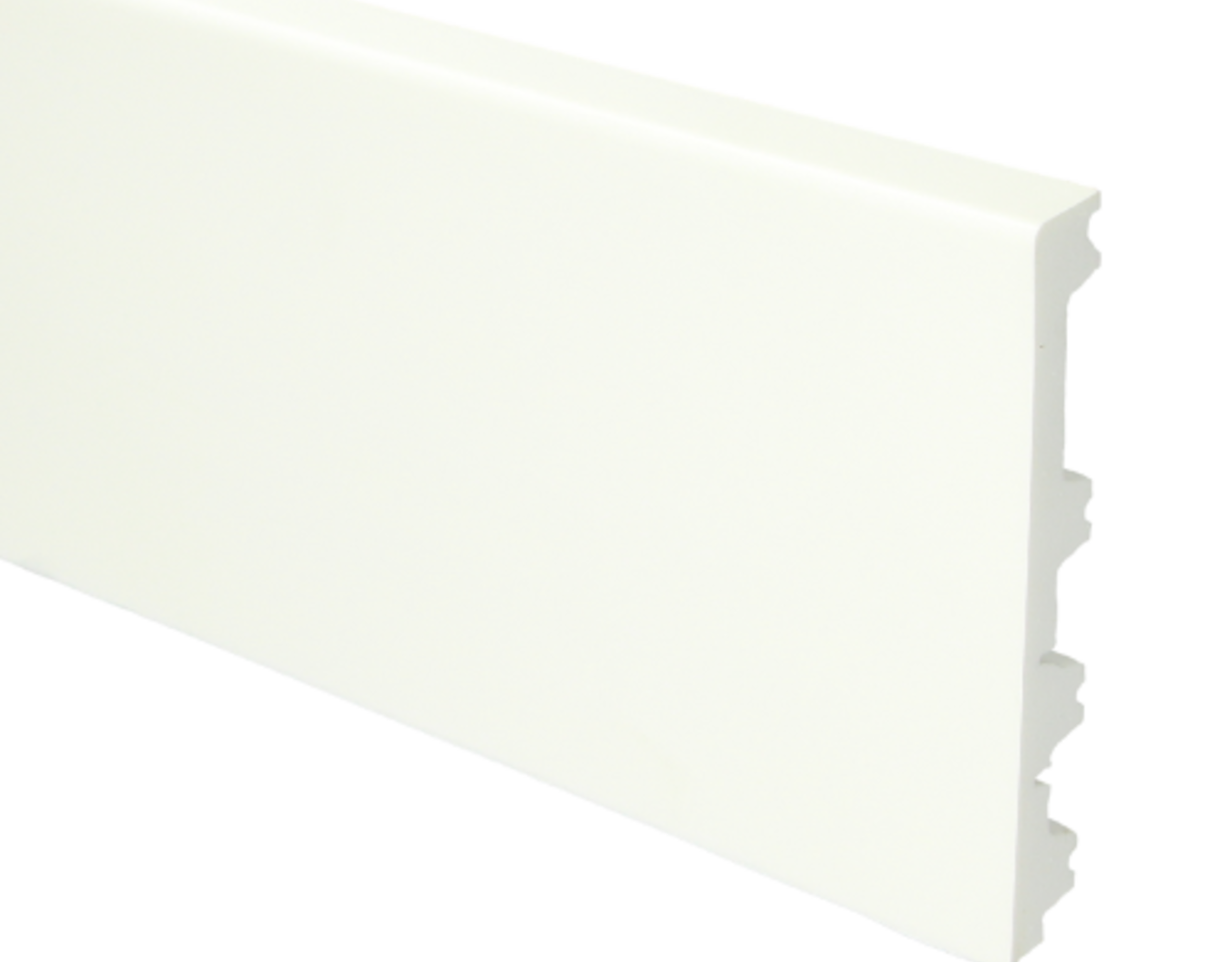 Flexibele Plint Modern Vochtwerend Wit Gegrond - Vloerbezorgd.nl