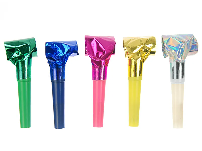 Feesttoeters | Holografische kleuren | 20 stuks | FeestDeco.nl - Feestdeco