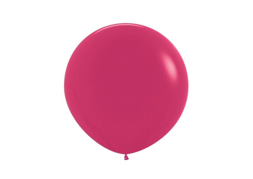 Sempertex Reuzeballon raspberry | 60cm = 24" | 1 stuk - Feestdeco