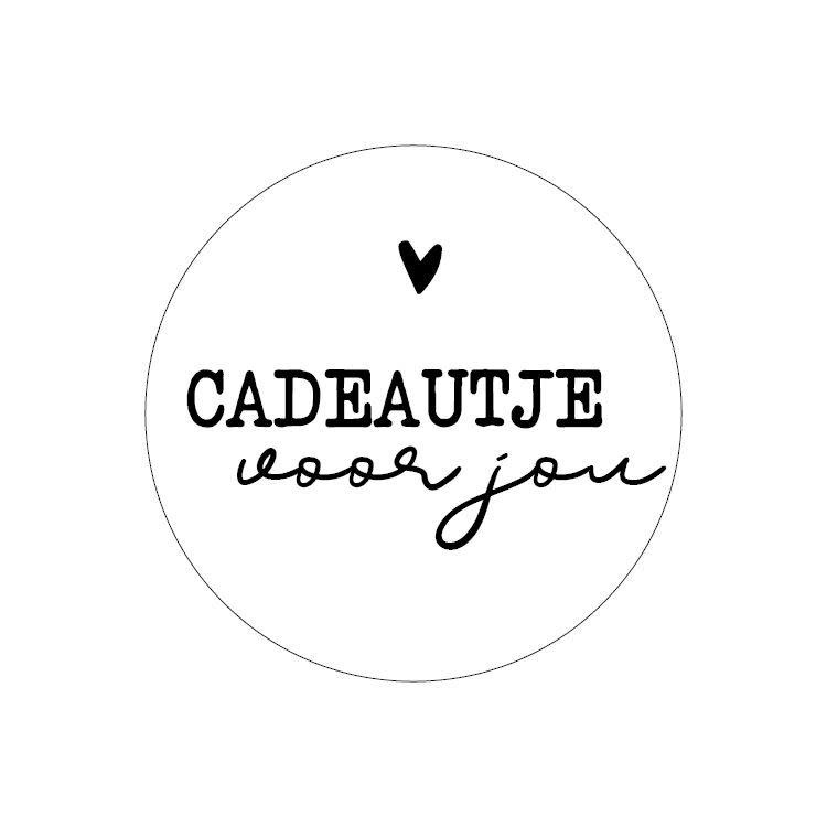 Stickers Cadeautje voor jou | 20 stickers - Feestdeco