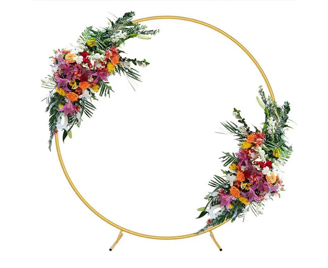 GoDan Backdrop frame Cirkel | Goud | 150 cm - Feestdeco