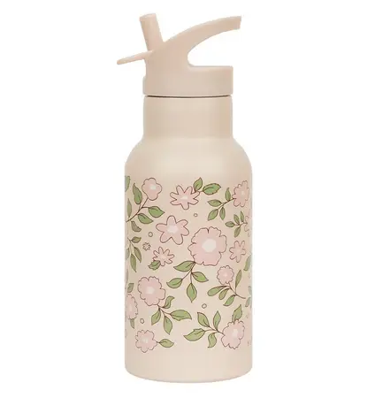 RVS drinkfles | Bloesems roze | 350 ml - Feestdeco