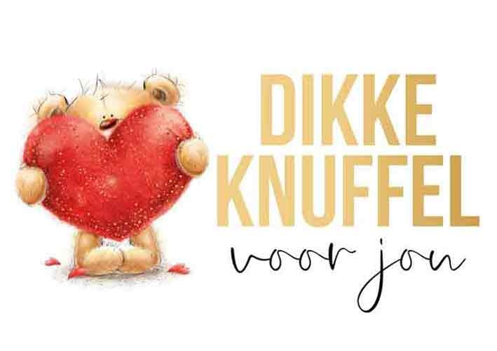 Artige Wenskaart | Dikke knuffel voor jou - Feestdeco