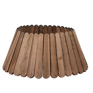 Boomring | donker hout | 57x28cm - Kerstland.nl
