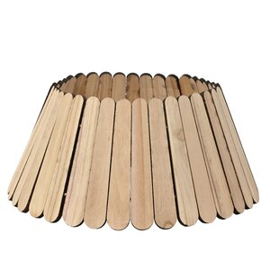 Boomring | hout | 57x28cm - Kerstland.nl