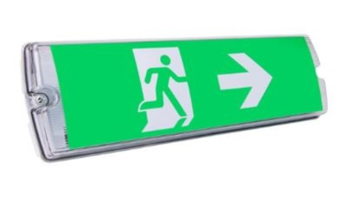 LED Noodverlichting IP65 - Opbouw 3W - INCLUSIEF PICTOGRAMMEN ...