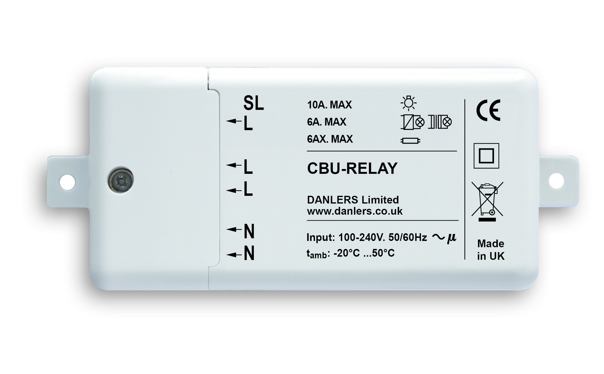 CBU-RELAY Relay Switch module - Casambi Smart Lighting Nederland