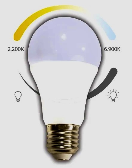 Led lichtbron E27 2200K-6900K 600-740lm - Casambi Smart Lighting Nederland