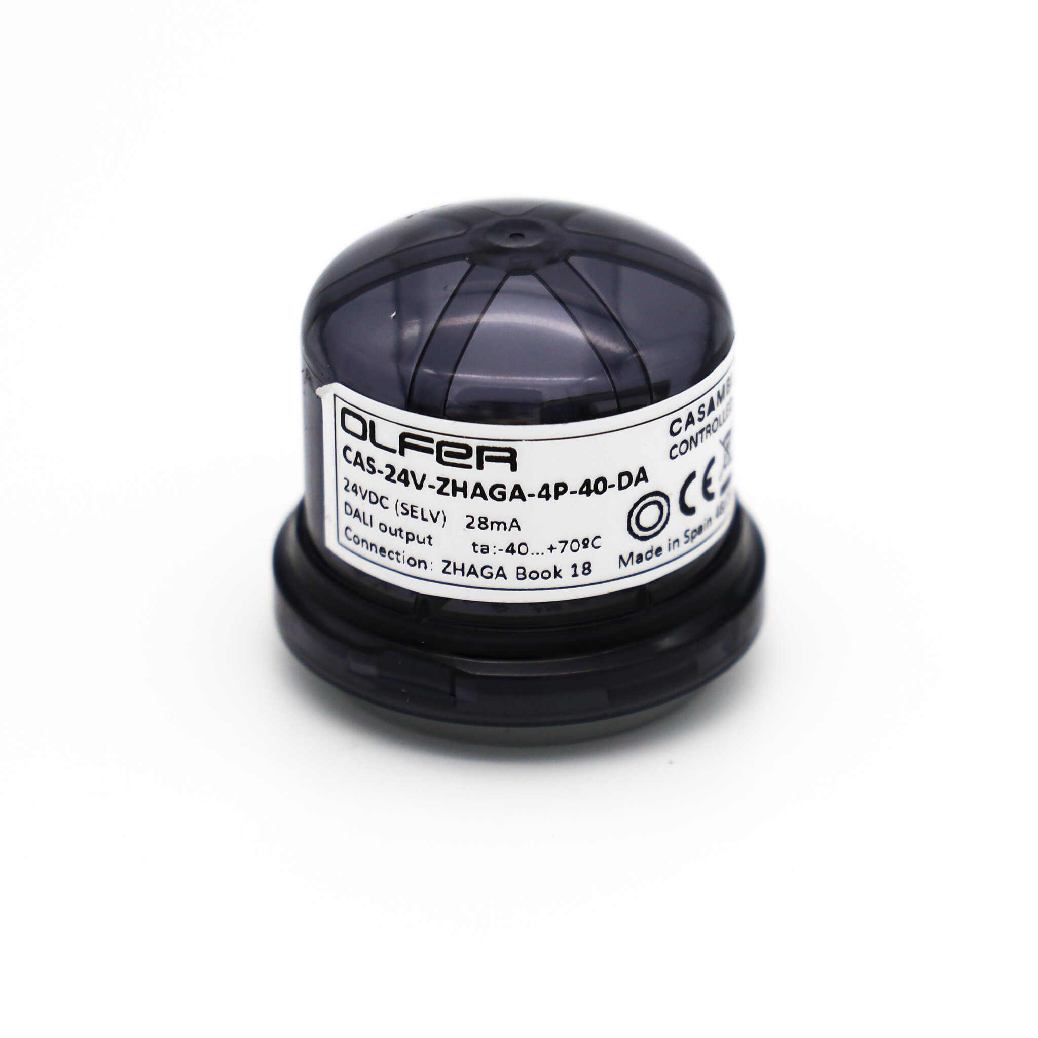 CASAMBI to DALI Control node. ZHAGA 4P Socket. 40mm. Input 2 - Casambi ...