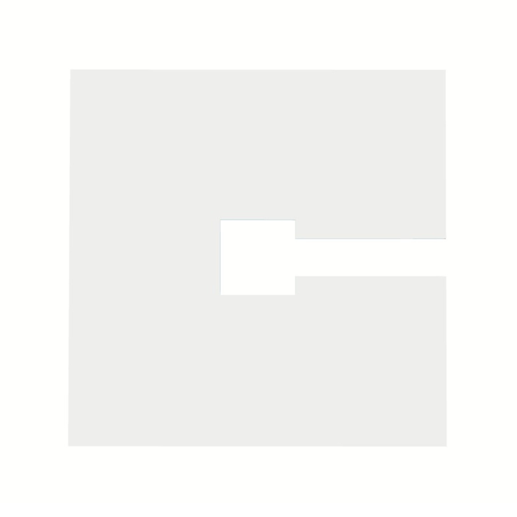 Junction Box Cover Plate White Universal 10x10cm - Steel | Qub Track ...