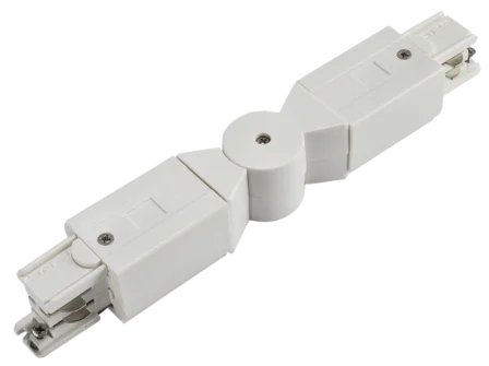 V-Connector 3-Phase White | Qub Track Lighting