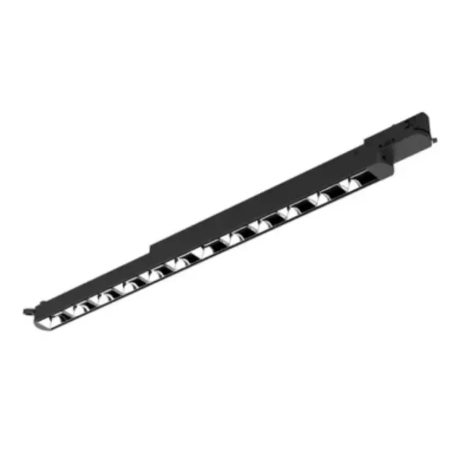 3-Circuit LED Linear Reflector - 16 Watt - Black - 65 cm | Qub Track ...