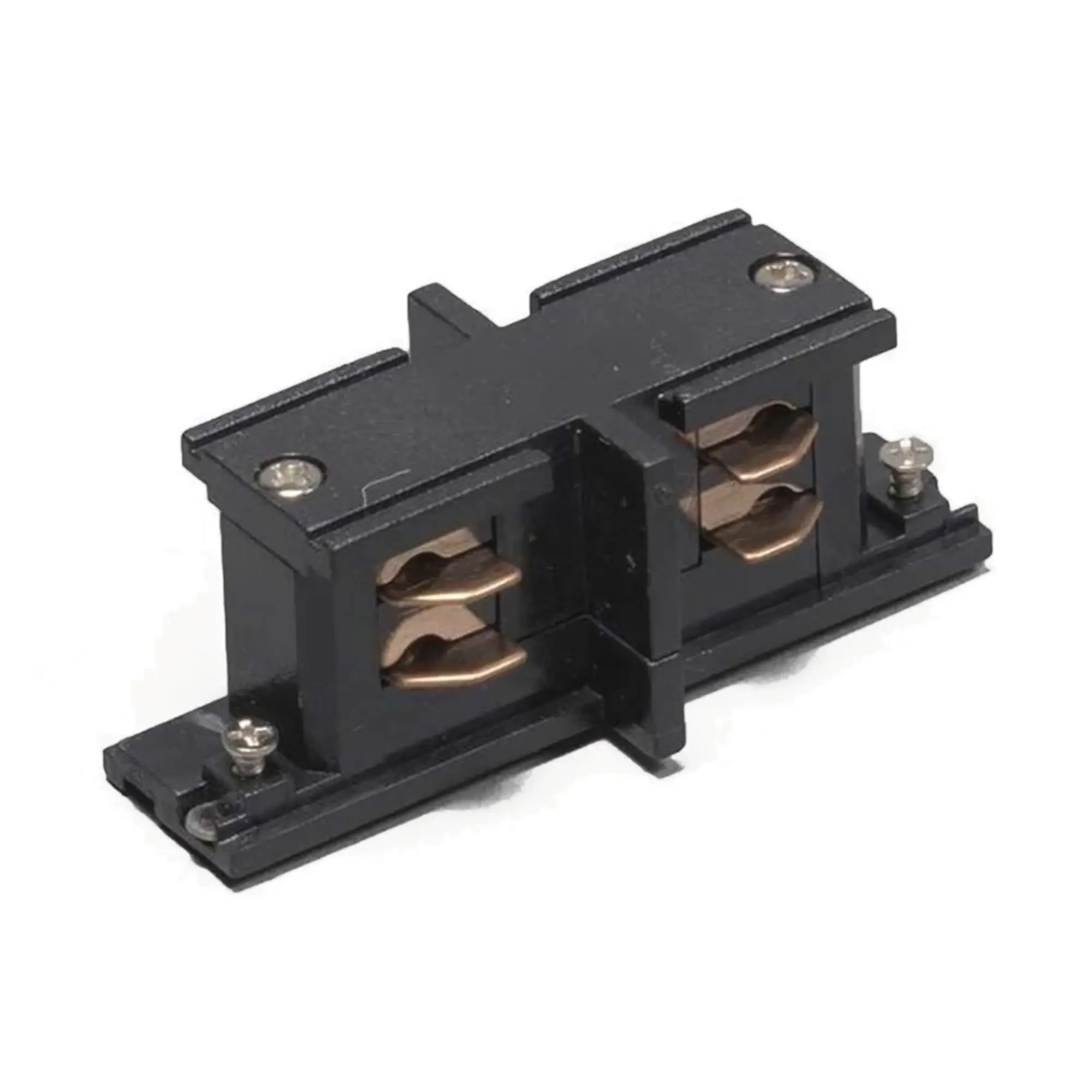 Qub I-connector 3-phase tracks Black | Qub Rail Lighting