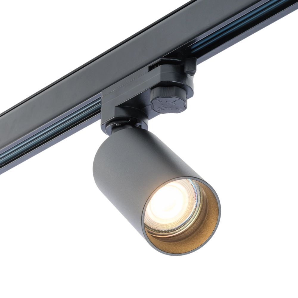 Luma Track Spotlight 3-phase GU10 - Black | Qub Track Lighting