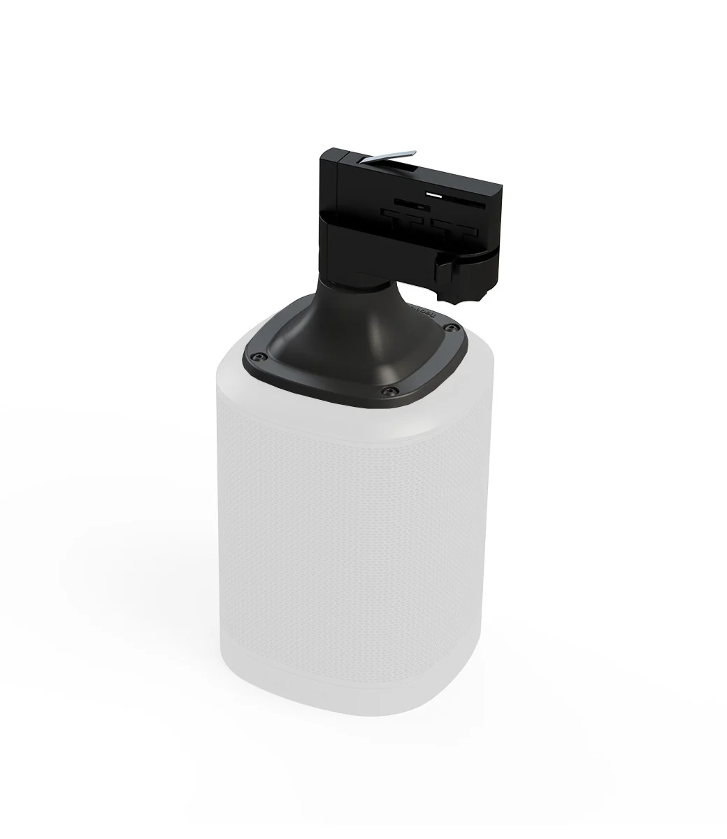 3-Phase Audio Adapter Black | Qub Track Lighting