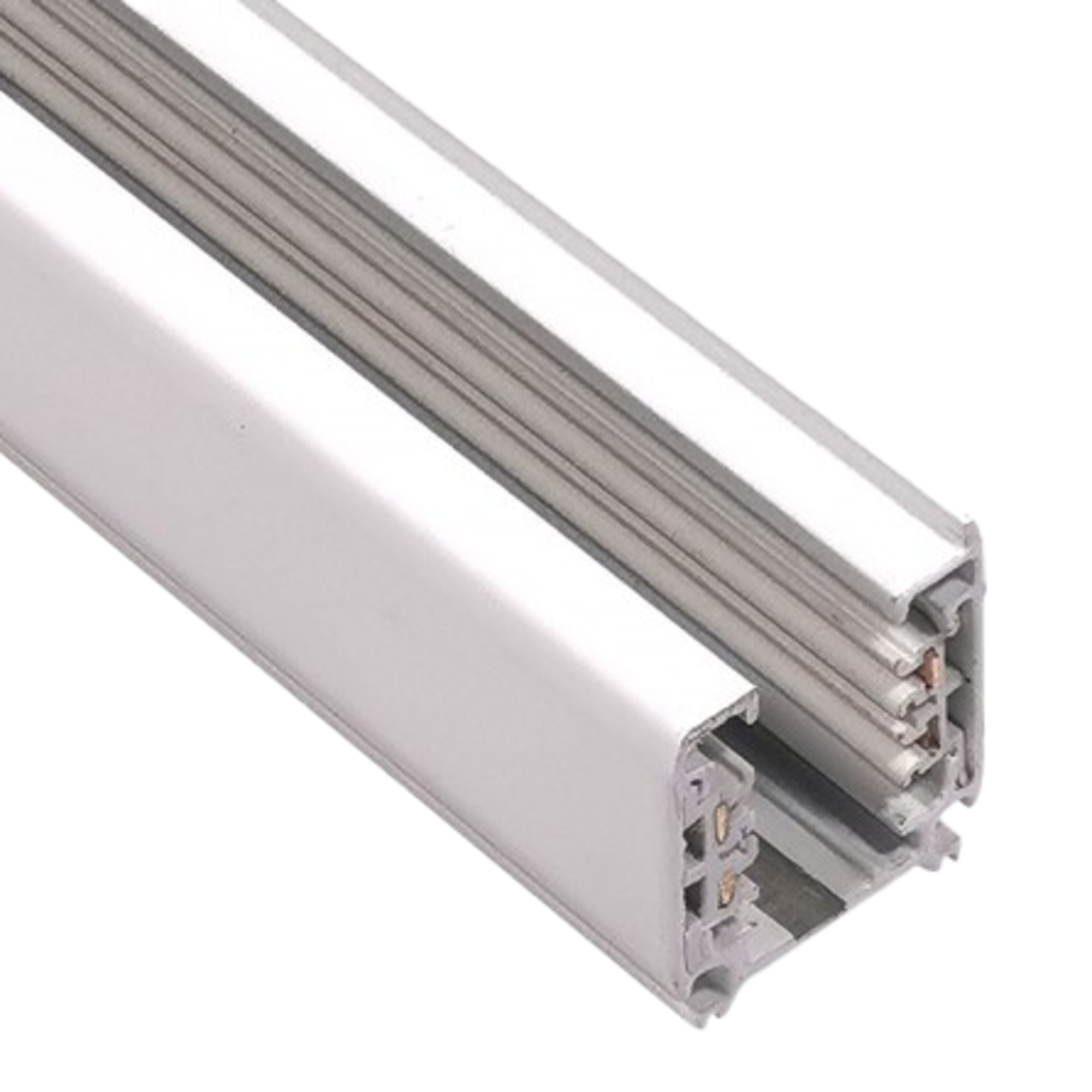 3-phase track rail surface mounted 4m white - single rail | Qub | Qub ...